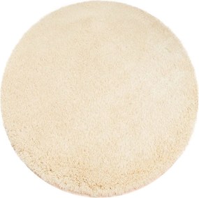 Béžový kulatý koberec Alpaca Rozměr: 80 cm