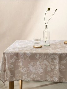 Sinsay - Ubrus s květinovým motivem - krémová