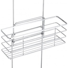 Erga Rafek, trojitá koupelnová polička do sprchy na zavěšení 30x12,5x71 cm, chromová, ERG-YKA-CH.RAFEK-CHR