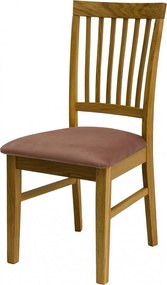 Bradop Dřevěná jídelní židle BESI Z02, dubová | Látka: 243 - CORSIKA-243