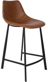 OnaDnes -20% Hnědá vintage barová židle DUTCHBONE Franky 65 cm
