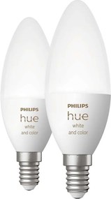 Philips Hue White and Color Ambiance - Chytrá LED žárovka E14, 470 lm 929002294205
