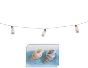 Mořská girlanda s LED – modrá 180 cm