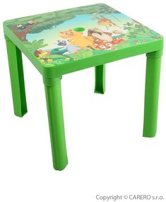 Dětský zahradní nábytek - Plastový stůl zelený Zelená