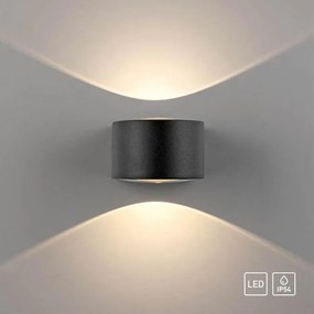 PN 9460-13 CARLA LED venkovní nástěnné svítidlo antracit IP54 3000K - PAUL NEUHAUS