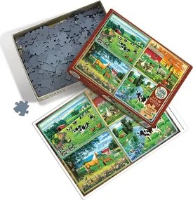 COBBLE HILL Puzzle Přátelé z venkova XL / 275 dílků / od 9 let