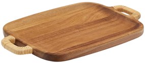 OnaDnes -20% Dřevěné servírovací prkénko Kave Home Sardis 45,5 x 30,5 cm