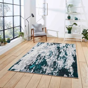 Šedo-zelený koberec Think Rugs Apollo, 160 x 220 cm