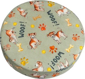 Bellatex Sedák KULATÝ Šedá,Hnědá 40 cm, (průměr), výška 8 cm