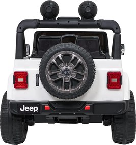 Ramiz Jeep Wrangler Rubicon LIFT elektrické autíčko pro děti bílé