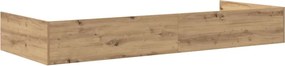 Rám postele s čelo Artisanový dub 80 x 200 cm Kompozitní dřevo 3335244