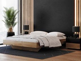 Dubová postel 160x200 cm Bergamo