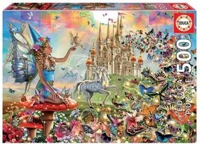 EDUCA Puzzle Víla a motýli / 500 dílků / od 10 let