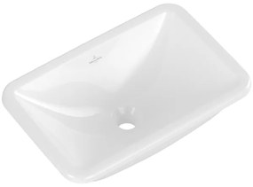 Villeroy & Boch 4A560101 - Zápustné umyvadlo LOOP&FRIENDS 45x28 cm keramika/bílá