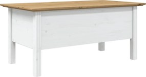 vidaXL Konferenční stolek BODO 100 x 55 x 45 cm masivní borovice [355069] Barva: Šedá