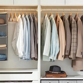 Sada dřevěných ramínek SOHO, 20 ks, přírodní hnědá SongmicsHome