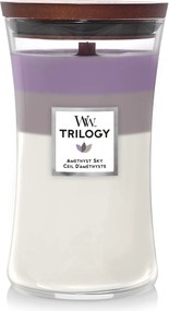 Svíčka Trilogy WoodWick Amethyst Sky velké