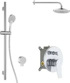 kielle - Sprchový set s baterií pod omítku, pro 2 spotřebiče, s příslu