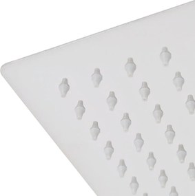 Dešťová sprchová hlavice nerezová ocel 30 x 30 cm čtvercová 142161