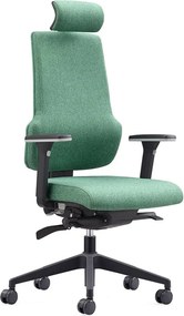 Ergonomická kancelářská židle MOSH Elite F – zelená