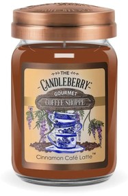 Candleberry Candle svíčka Coffee Shoppe Cinnamon Café Latte, 624 g