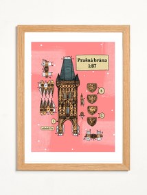 Filip Zatloukal | Prašná brána Rám: Černý, Velikost: 30 x 20 cm