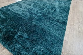 HU Koberec Plush Deluxe tyrkysový Rozměr: 50x80 cm