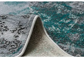 Moderní koberec DE LUXE 6754 Abstrakce Strukturální, zelená / šedá velikost 140x190 cm | krásné koberce cz