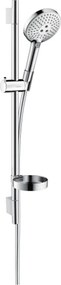 Hansgrohe Raindance Select S, sprchová souprava 120 3jet EcoSmart 9 l/min. se sprchovou tyčí 90 cm a miskou, chromová, HAN-26633000