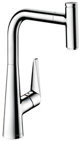 Hansgrohe Talis Select M51 - Páková kuchyňská baterie 300, Eco, vytahovatelný výtok, 1jet, chrom 72826000