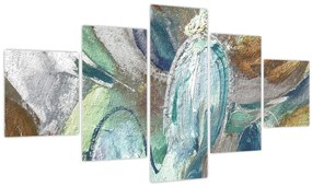Obraz - Abstraktní malba postavy (125x70 cm)