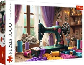 TREFL Puzzle Moje šicí dílna / 1000 dílků / 68,3 x 48 cm