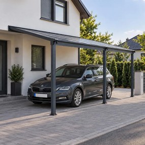 Hliníkový přístřešek na automobil AVENBERG AVESTA BW8 5 × 3 m