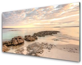Plexisklo-obraz Moře Kameny Krajina 140x70 cm