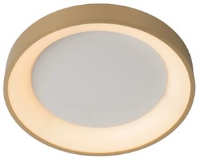 Lucide 46103/20/02 stropní LED svítidlo Vidal matně zlaté / mosaz, 20W, 2700K, ø28cm