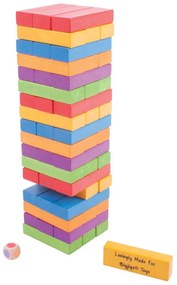 Bigjigs Toys Barevná Vratká věž
