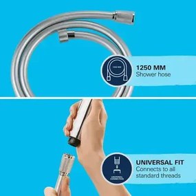 Grohe Hadice - Sprchová hadice VitalioFlex Silver 1.25 m chrom