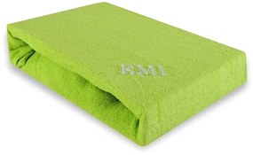 Plachta ložní zelená froté EMI, Plachta 90x200