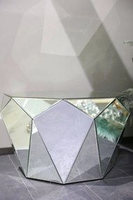 Zrcadlový konferenční stolek Diamond 50cm 90cm