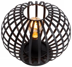 LUCIDE Stolní lampa MANUELA průměr 25,5 cm - 1xE27 - Black