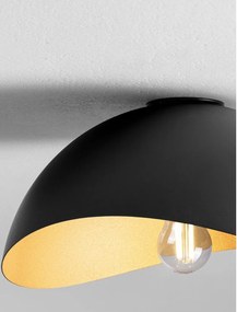 Matně černé/ve zlaté barvě kovové stropní svítidlo Opsi – Nova Luce