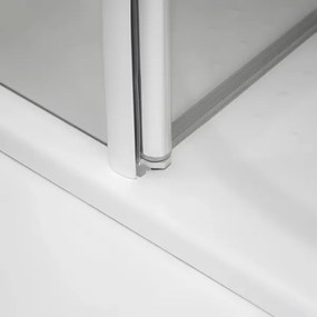 Dvoukřídlé sprchové dveře pro instalaci do niky TCN2 2012 mm 985-1020 Transparent S Stříbro TCN2/1000 731-1000000-01-02