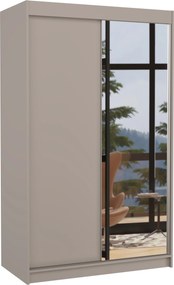 ADRK Furniture Posuvná skříň se zrcadlem REWENA 120 SW-REW-K-120