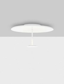 Matně bílé ocelové LED stmívatelné stropní svítidlo Nima – Nova Luce