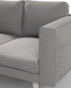 Potah na pohovku IKEA Norsborg 3-místná barva šedá látka pletený vzor