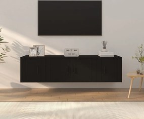 vidaXL 3dílný set TV skříněk kompozitní dřevo [3188399] Barva: Bílá
