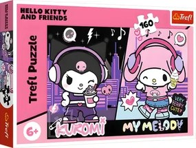 TREFL Puzzle Kuromi jede / 160 dílků / 41 x 27,8 cm