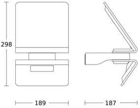 Steinel 081973 - LED Solární reflektor se senzorem XSolar LS ONE LED/1,2W/3,3V