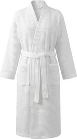Praktik Vaflový župan kimono Praktik bílá velikost S