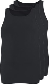 esmara Men Pánský vroubkovaný nátělník Xxl, 3 kusy (černá, 10/4Xl)
